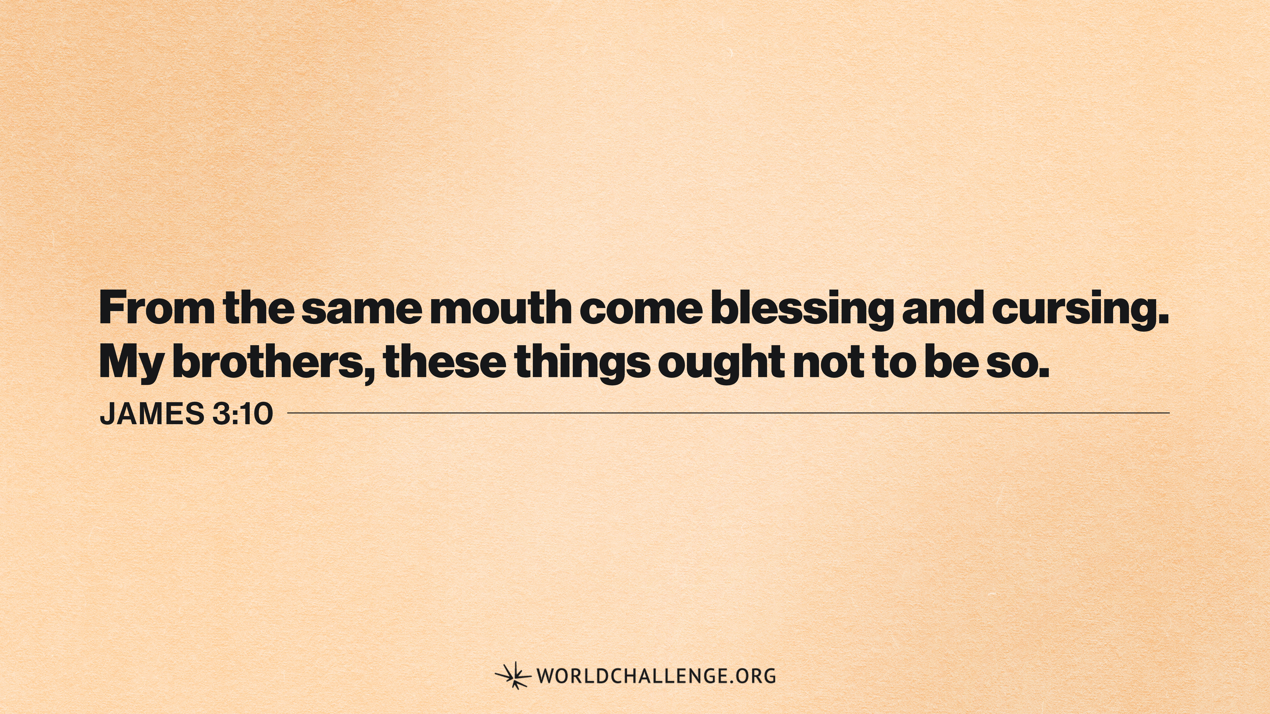 James 3:10 Kjv