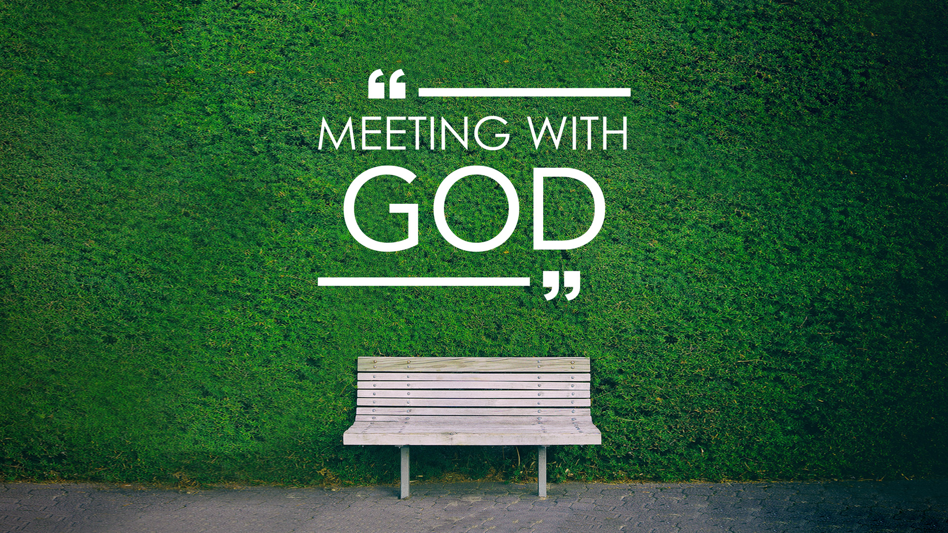 Meeting with God - Thank You! | worldchallenge.org